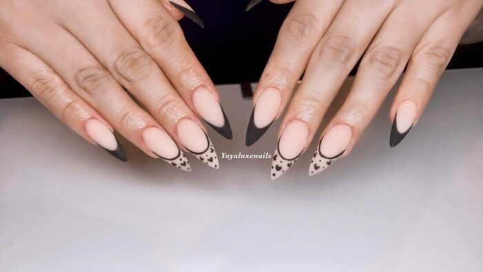Bold & Beautiful: 35 Gorgeous Black French Tip Nails Ideas - Flo's Blog