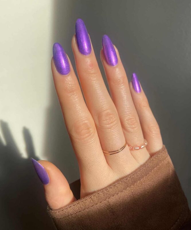Purple Majesty: 30+ Trendsetting Purple Nail Art Ideas - Flo's Blog