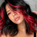 35+ Gorgeous Ways To Wear Red Highlights in Brown Hair - Flo's Blog