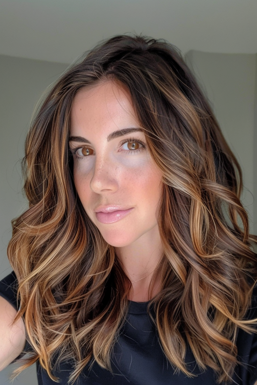 40+ Gorgeous Brown Hair and Highlights Ideas - Flo's Blog