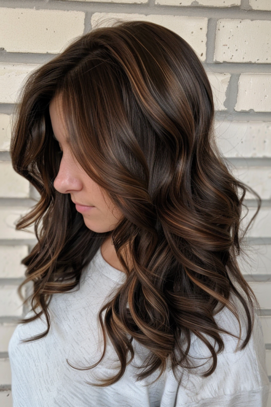 40+ Gorgeous Brown Hair and Highlights Ideas - Flo's Blog