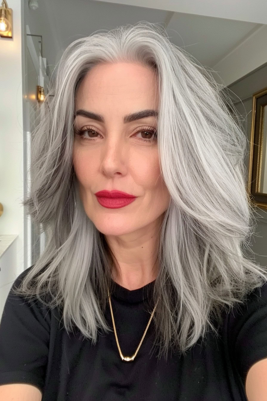 Stunning Salt and Pepper Hair Inspo for Women of All Ages - Flo's Blog