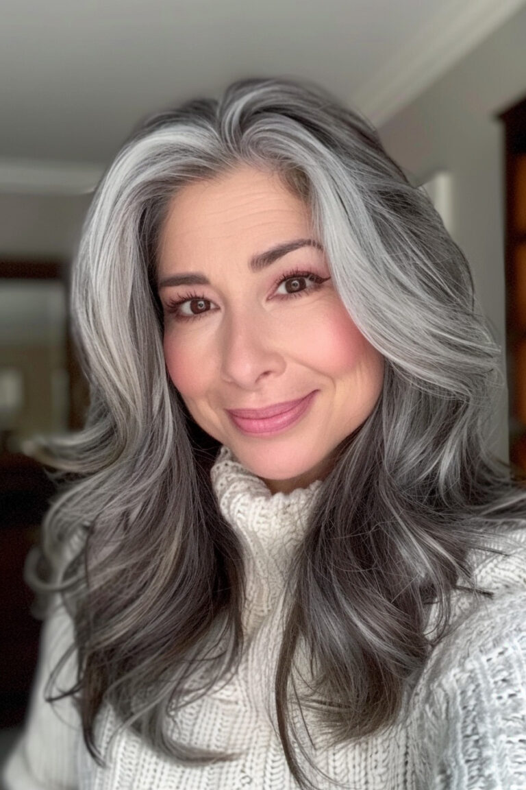Stunning Salt And Pepper Hair Inspo For Women Of All Ages Flos Blog