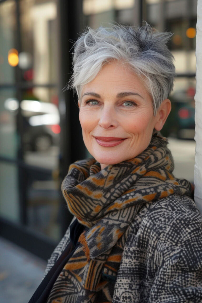 40+ Messy Short Hair Ideas for Fabulous Women Over 50 - Flo's Blog