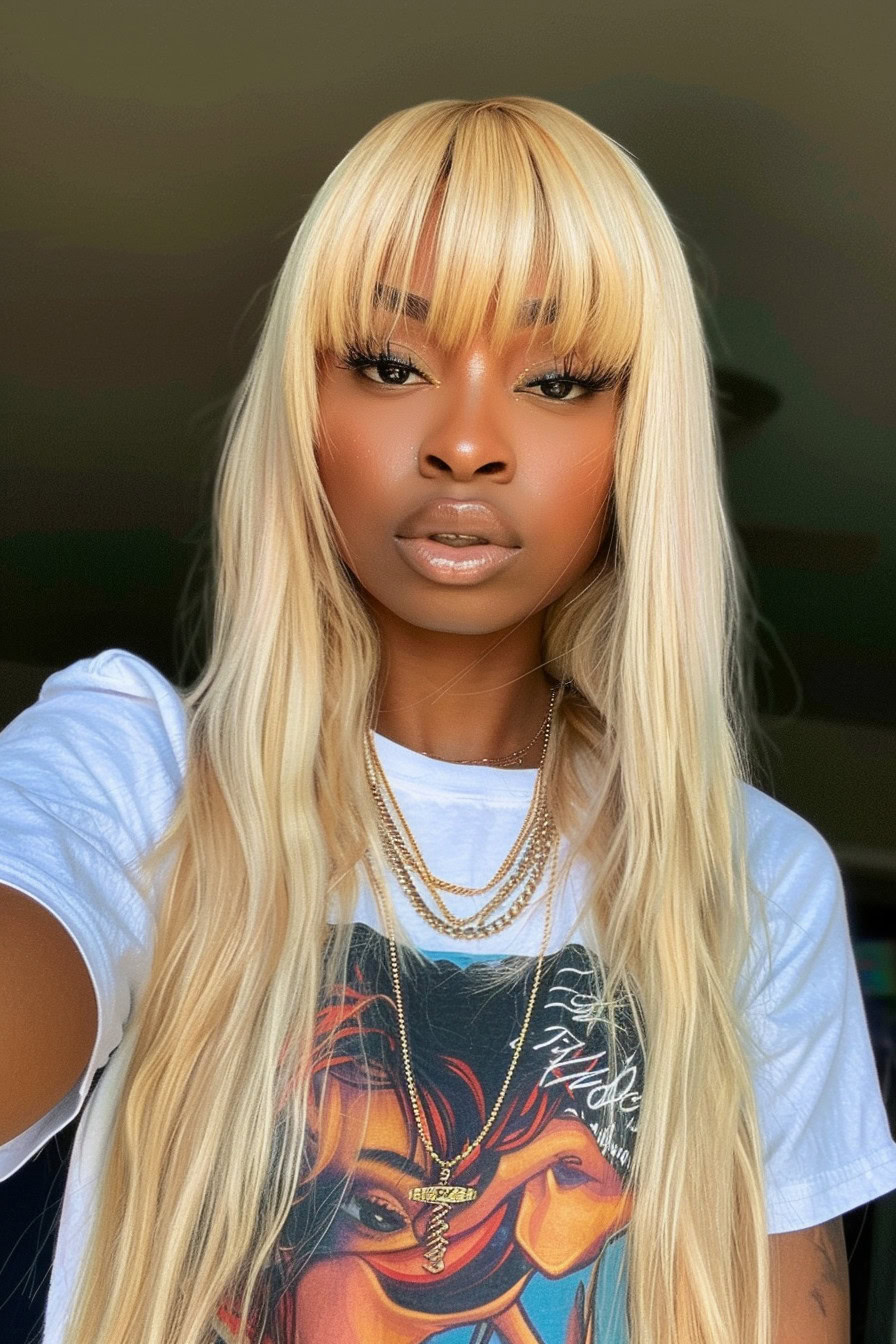 45 Stunning Examples Of Long Hair With Bangs Flos Blog