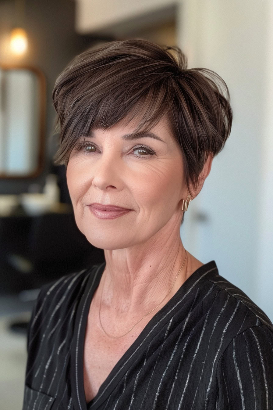 40+ Messy Short Hair Ideas for Fabulous Women Over 50 - Flo's Blog