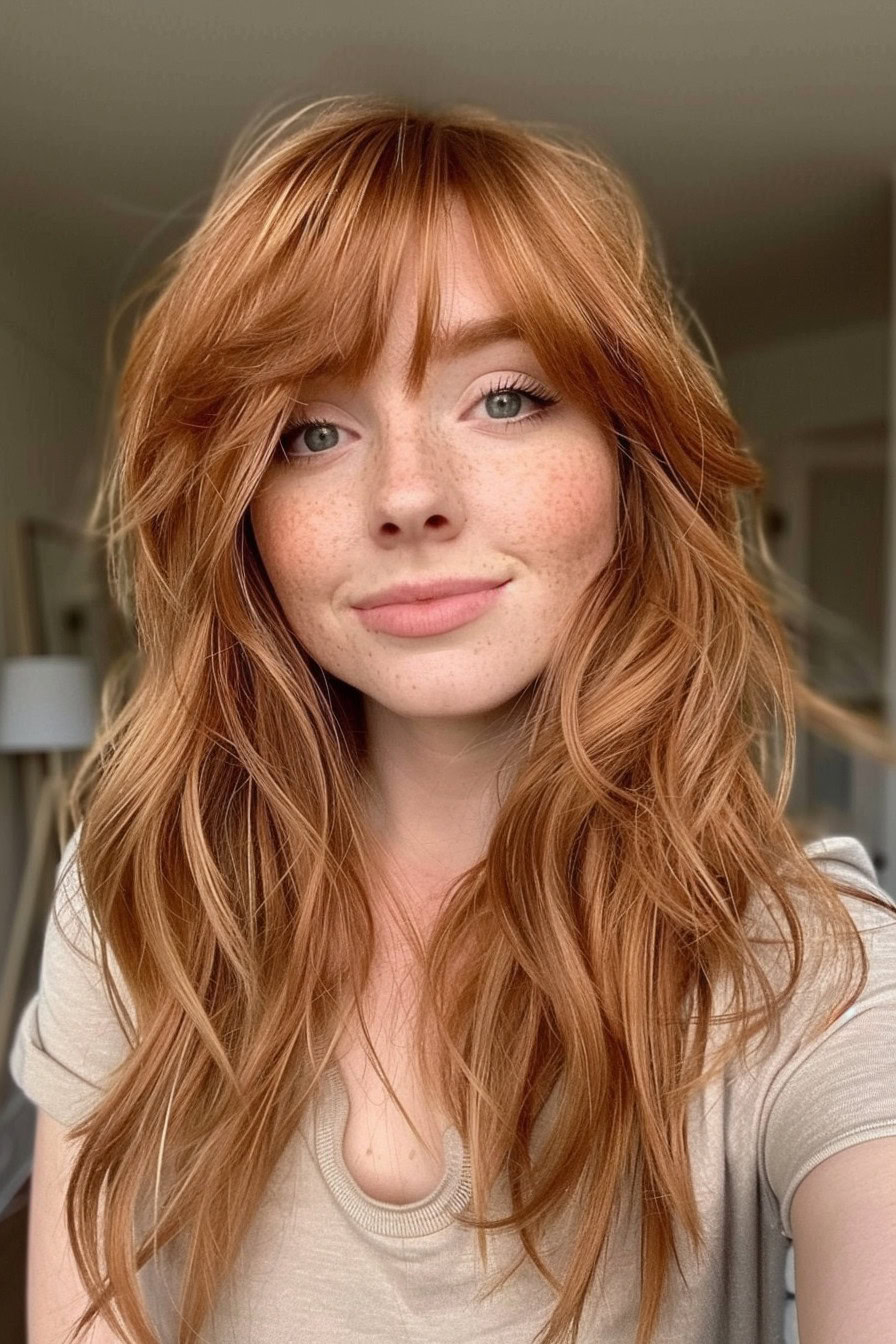 45 Stunning Examples Of Long Hair With Bangs - LaylaShine