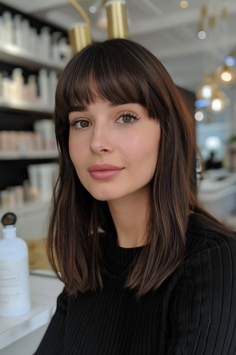 45 Stunning Examples Of Long Hair With Bangs - LaylaShine