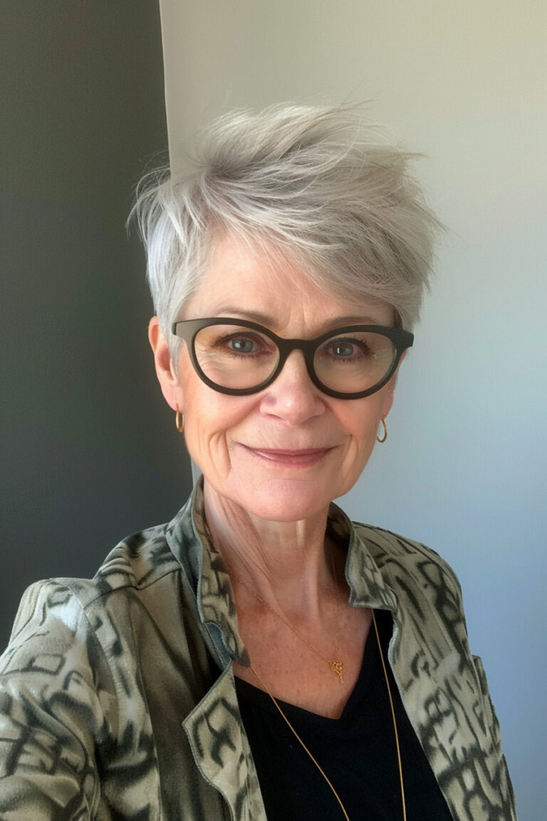 40+ Messy Short Hair Ideas for Fabulous Women Over 50 - Flo's Blog