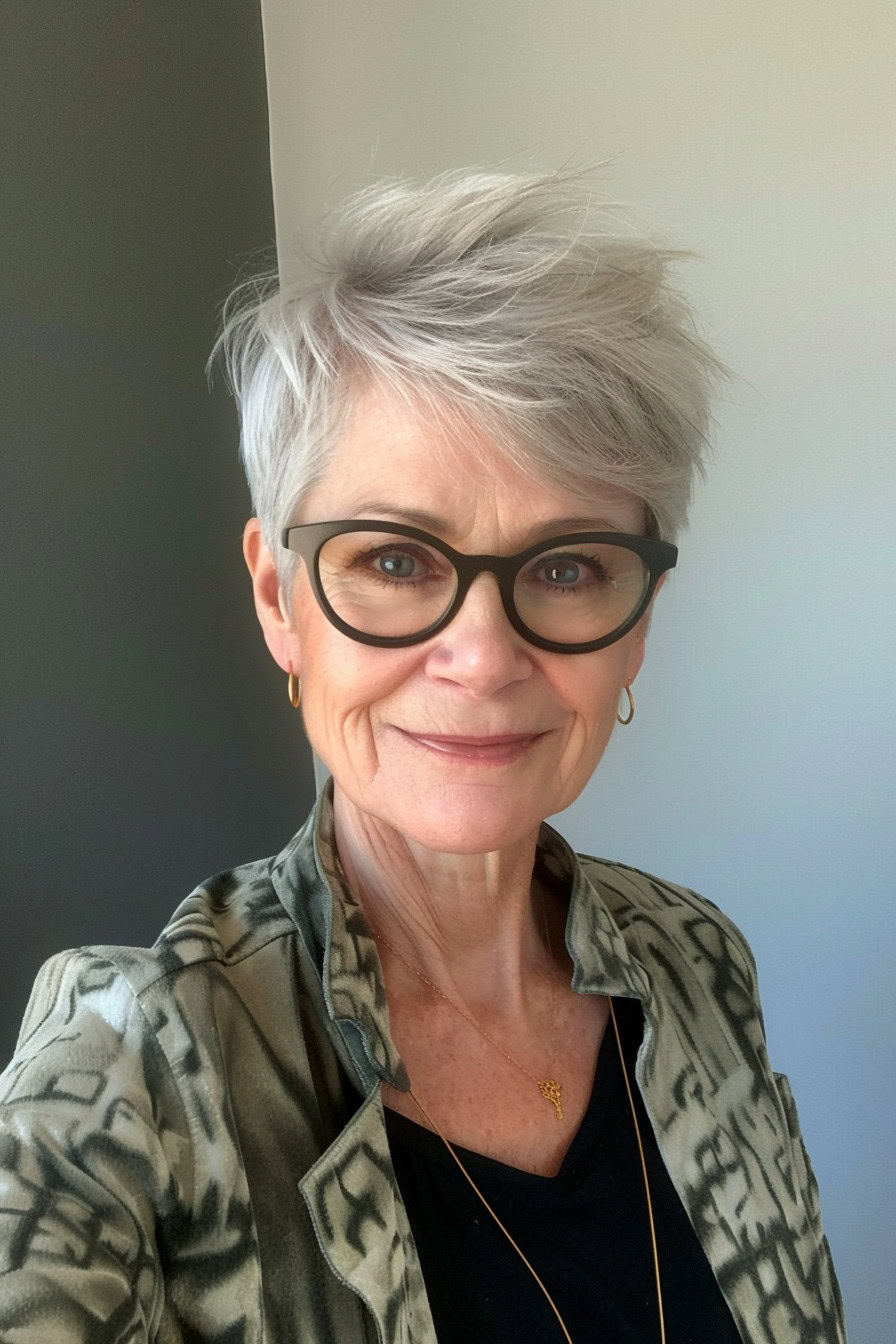 40+ Messy Short Hair Ideas for Fabulous Women Over 50 - Flo's Blog