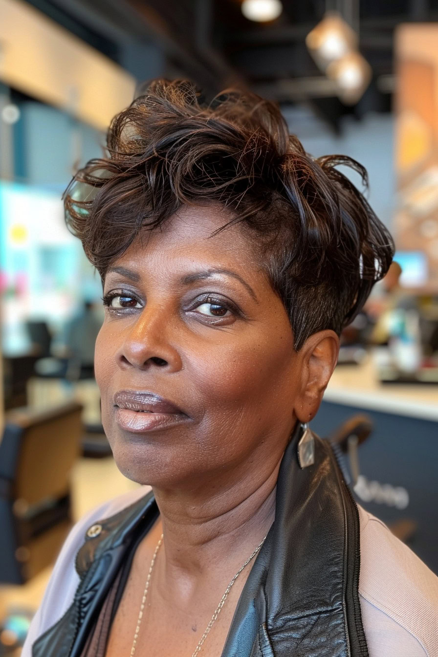 40+ Messy Short Hair Ideas for Fabulous Women Over 50 - Flo's Blog