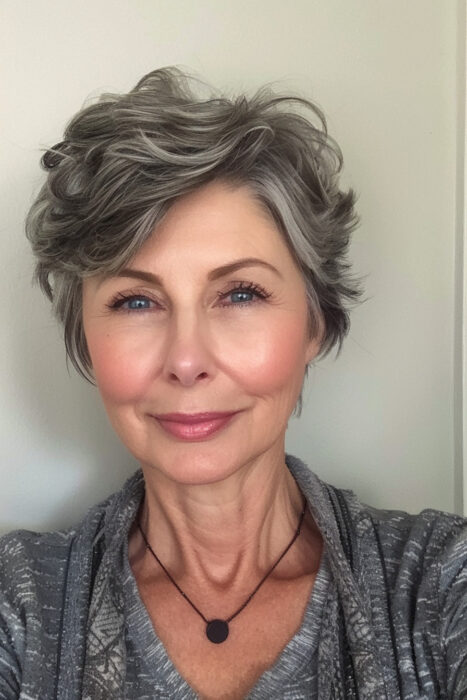 40+ Messy Short Hair Ideas for Fabulous Women Over 50 - Flo's Blog