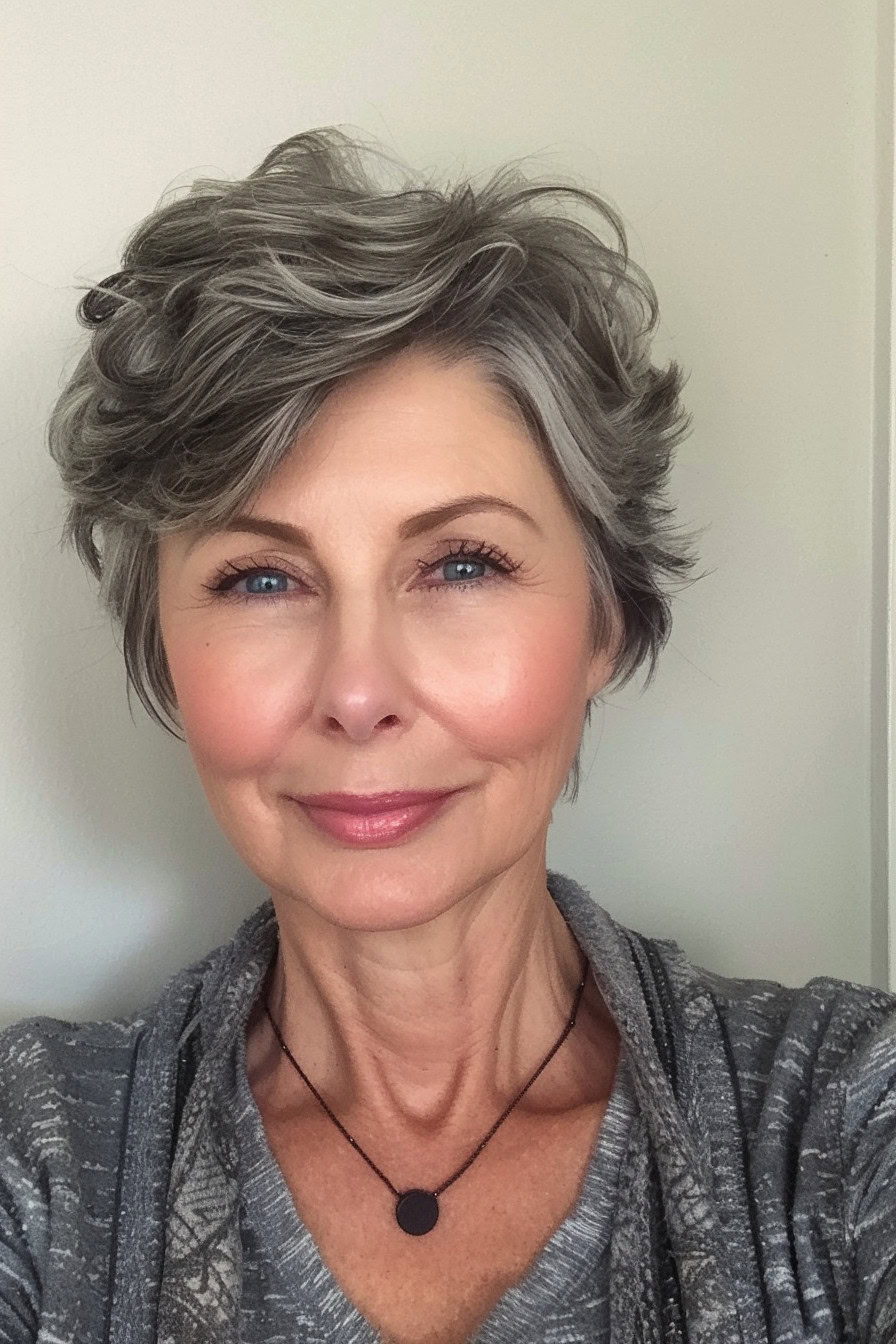 40+ Messy Short Hair Ideas for Fabulous Women Over 50 - Flo's Blog
