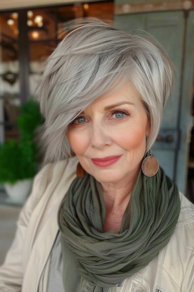 40+ Messy Short Hair Ideas for Fabulous Women Over 50 - Flo's Blog