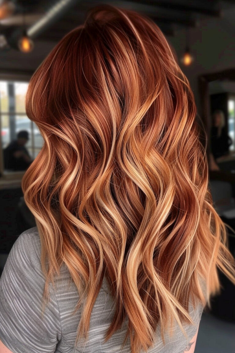 35+ Stunning Red Hair With Blonde Highlights Combos To Try This Year ...