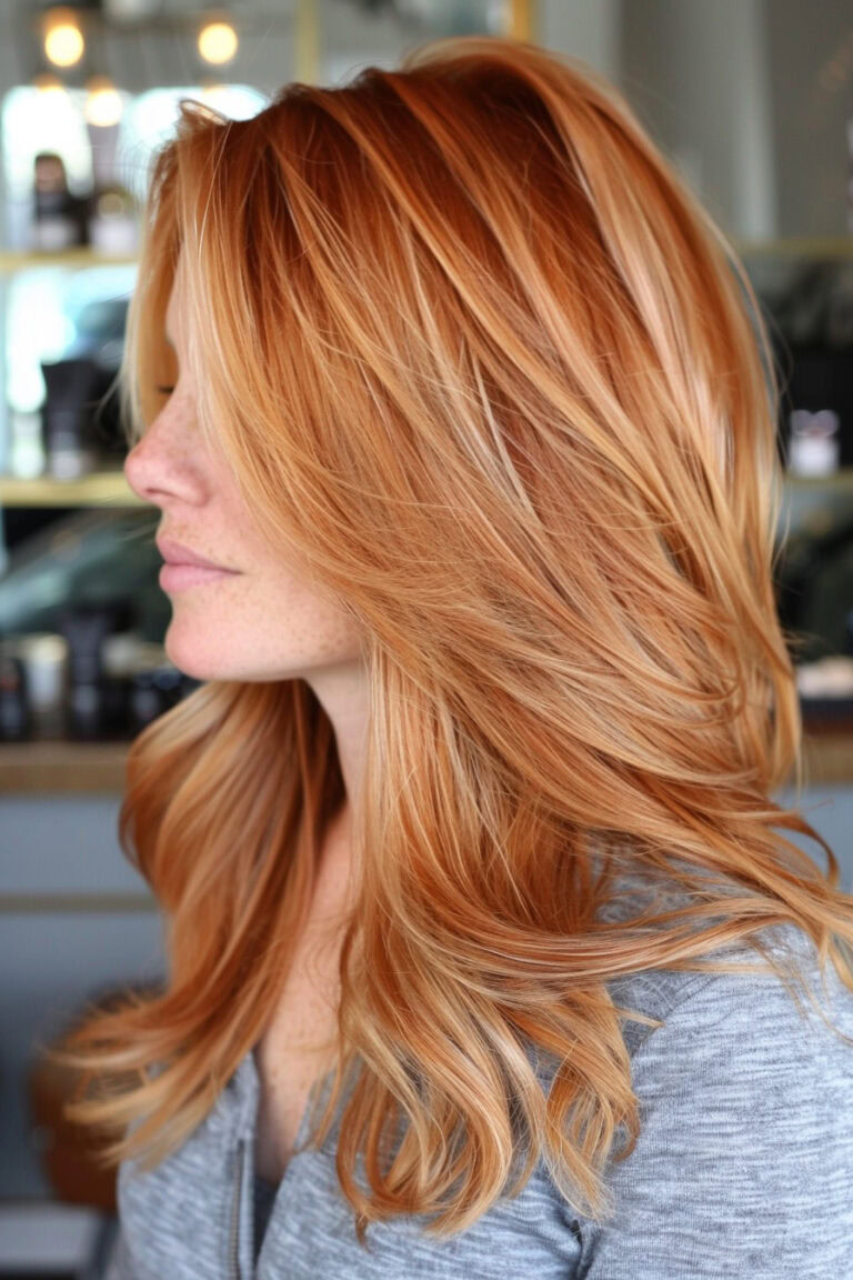 35+ Stunning Red Hair With Blonde Highlights Combos To Try This Year ...