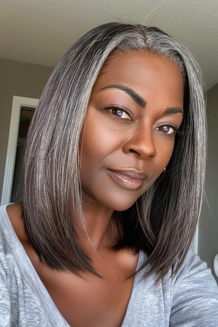 25 Examples of Transitioning to Gray Hair That'll Make You Want To ...