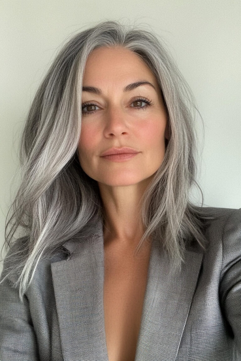 25 Examples of Transitioning to Gray Hair That'll Make You Want To ...