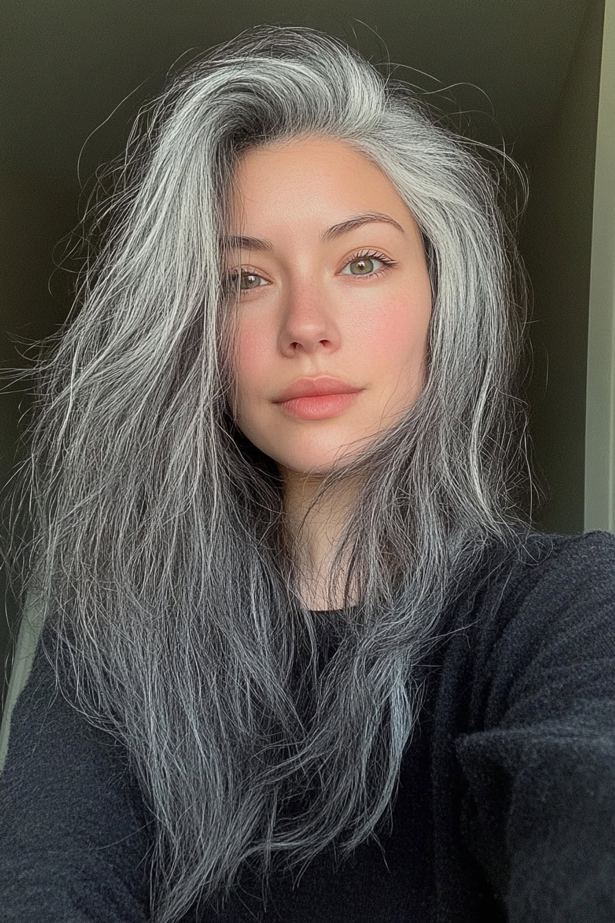 25 Examples of Transitioning to Gray Hair That'll Make You Want To ...