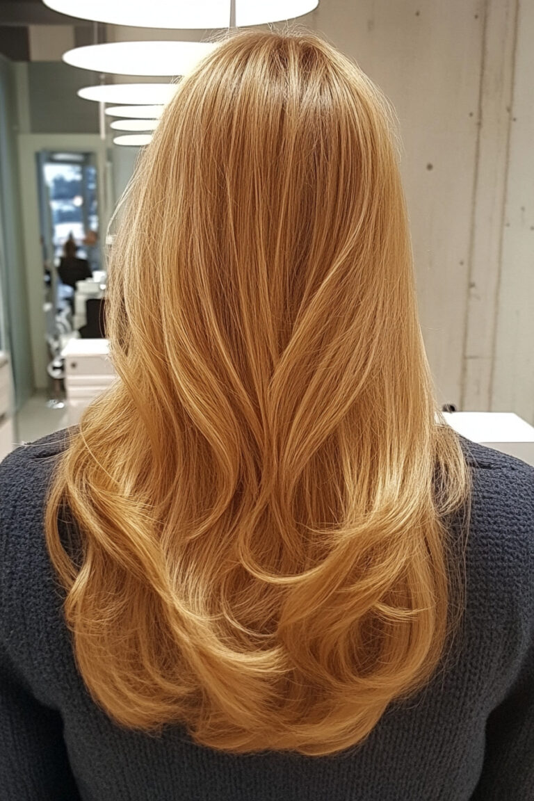 Stilvolle Honigblond Blondtne Warm Bild