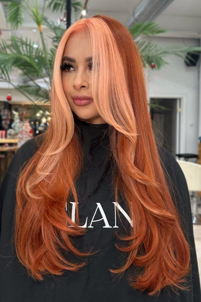 25+ Cute Peach Hair Colors You Have To See Now - Flo's Blog