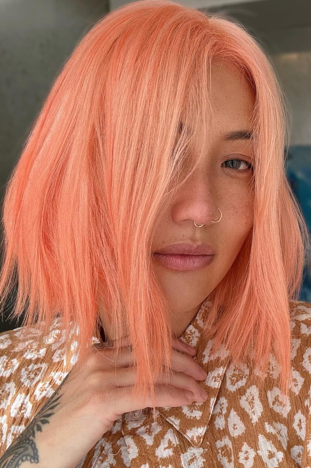 25+ Cute Peach Hair Colors You Have To See Now - Flo's Blog