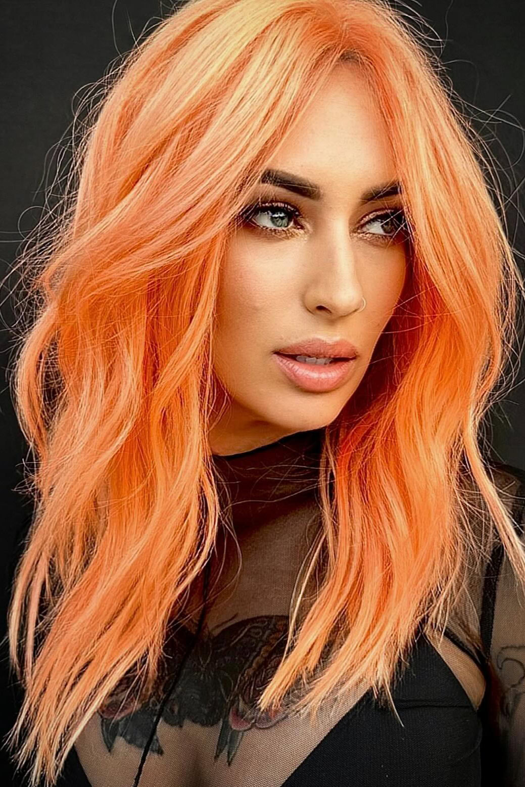 25+ Cute Peach Hair Colors You Have To See Now - Flo's Blog