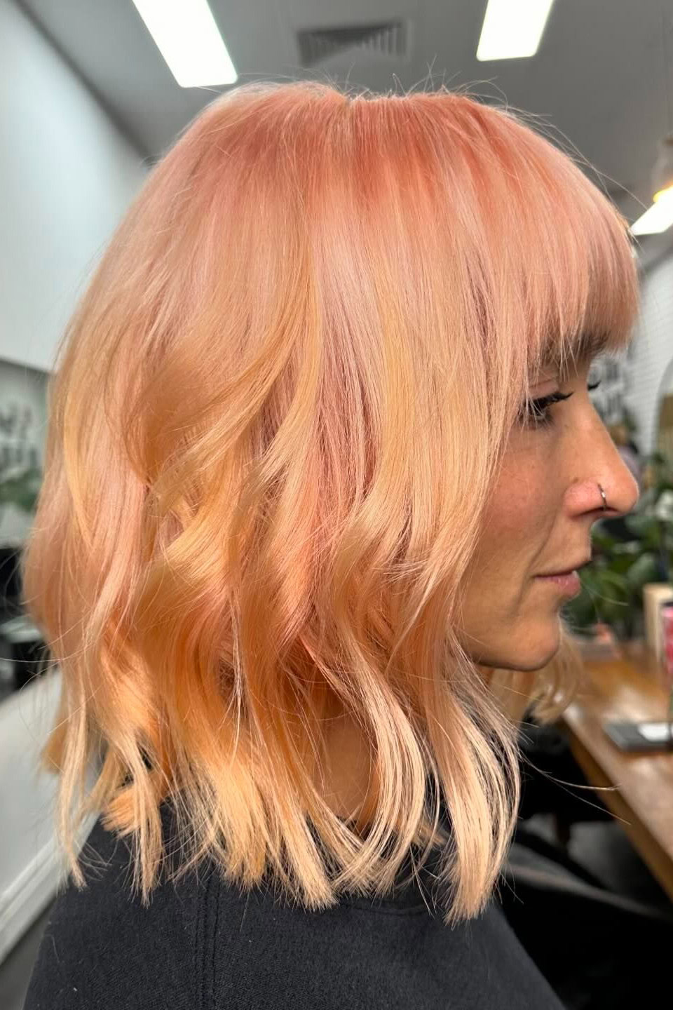 25+ Cute Peach Hair Colors You Have To See Now - Flo's Blog