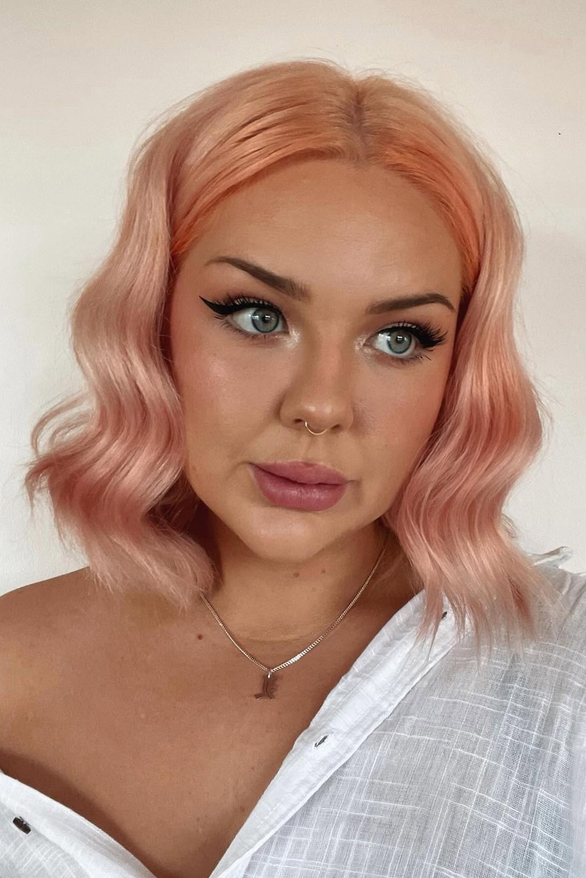 25+ Cute Peach Hair Colors You Have To See Now - Flo's Blog