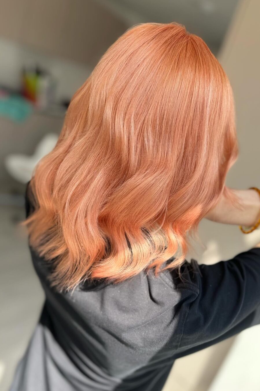 25+ Cute Peach Hair Colors You Have To See Now - Flo's Blog