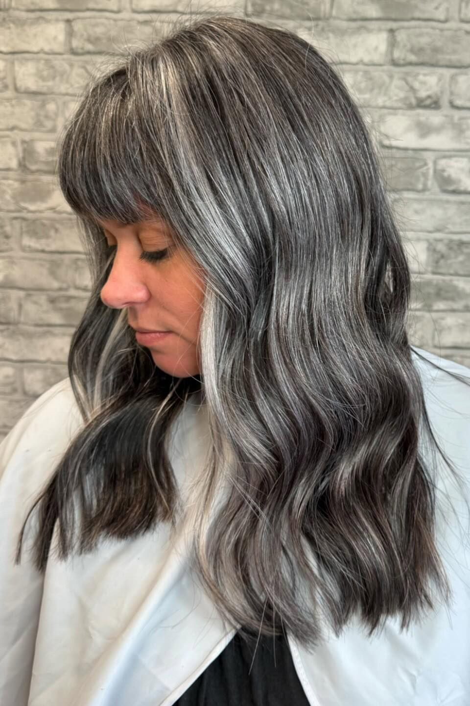 30 Gorgeous Grey Blending Highlights and Lowlights Ideas - Flo's Blog