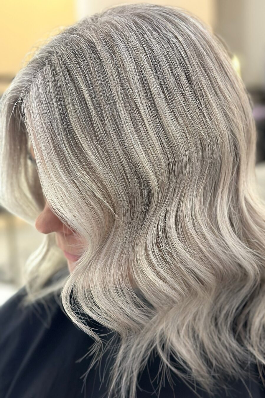 30 Gorgeous Grey Blending Highlights And Lowlights Ideas - LaylaShine