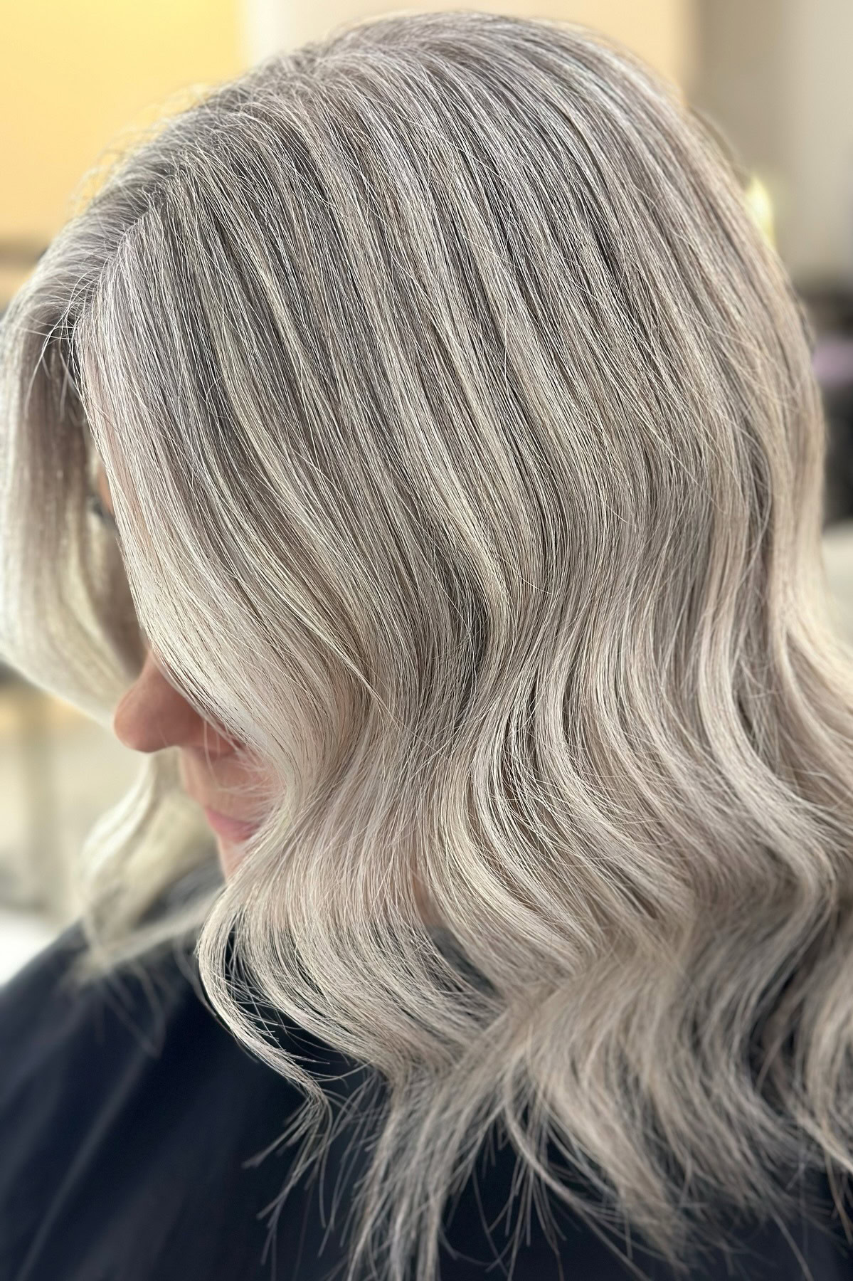 30 Gorgeous Grey Blending Highlights and Lowlights Ideas - Flo's Blog