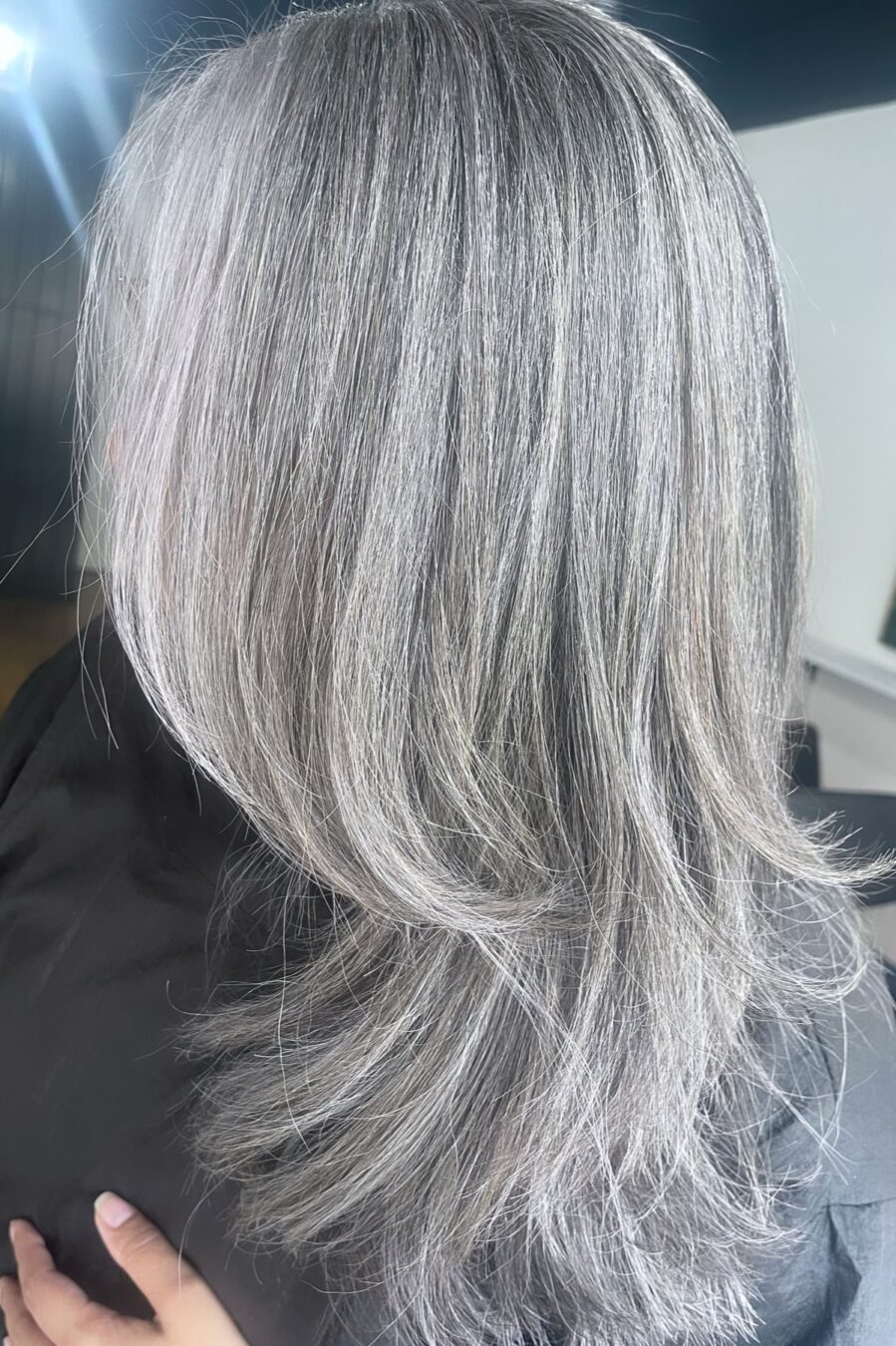 30 Gorgeous Grey Blending Highlights and Lowlights Ideas - Flo's Blog