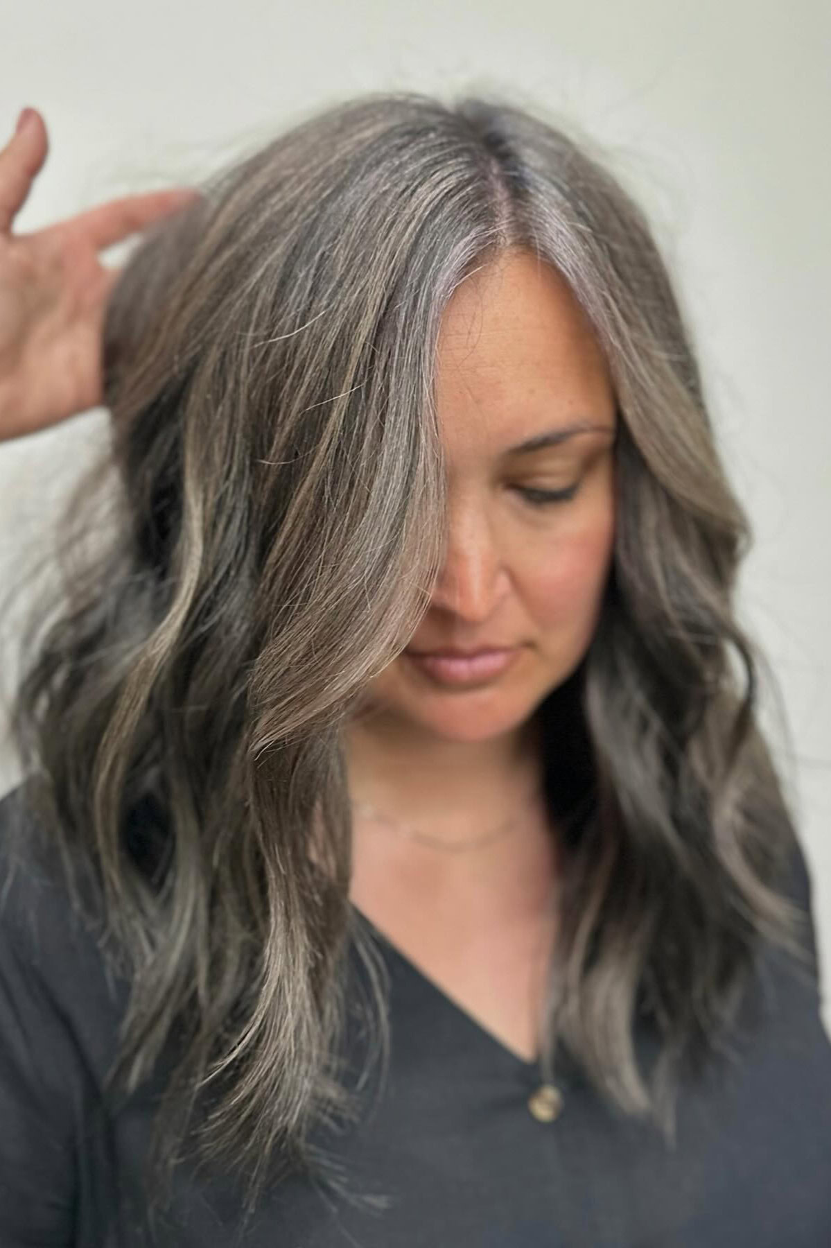 30 Gorgeous Grey Blending Highlights and Lowlights Ideas - Flo's Blog