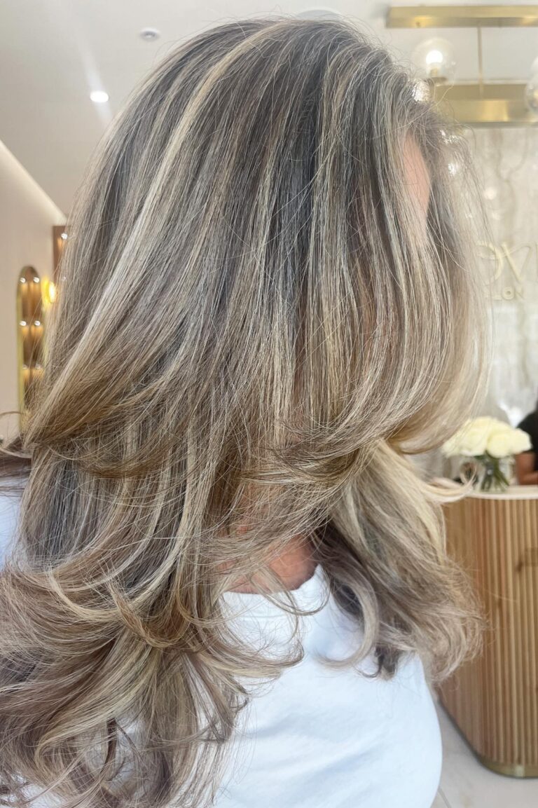 30 Gorgeous Grey Blending Highlights and Lowlights Ideas - Flo's Blog