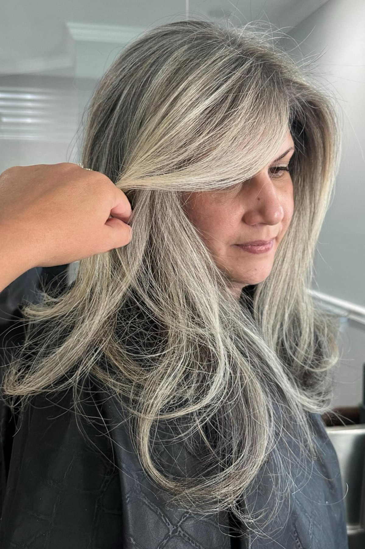 30 Gorgeous Grey Blending Highlights And Lowlights Ideas - LaylaShine