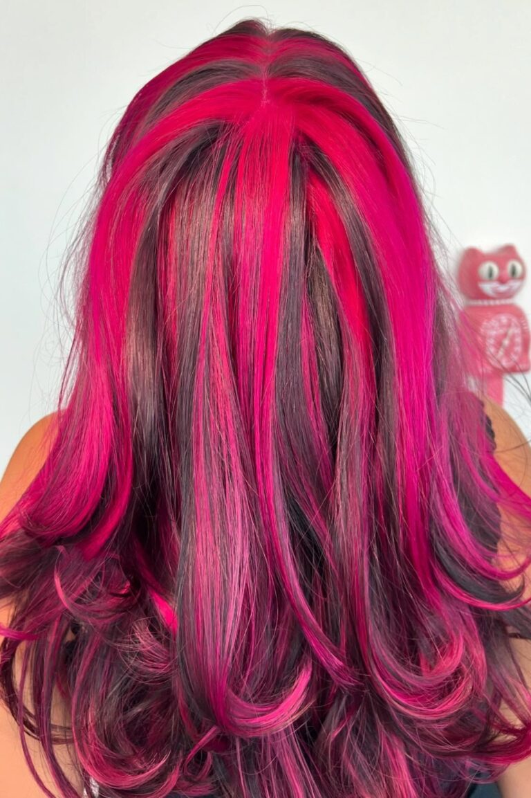 25+ Gorgeous Pink Highlights Ideas For Blonde, Brown, And Black Hair ...