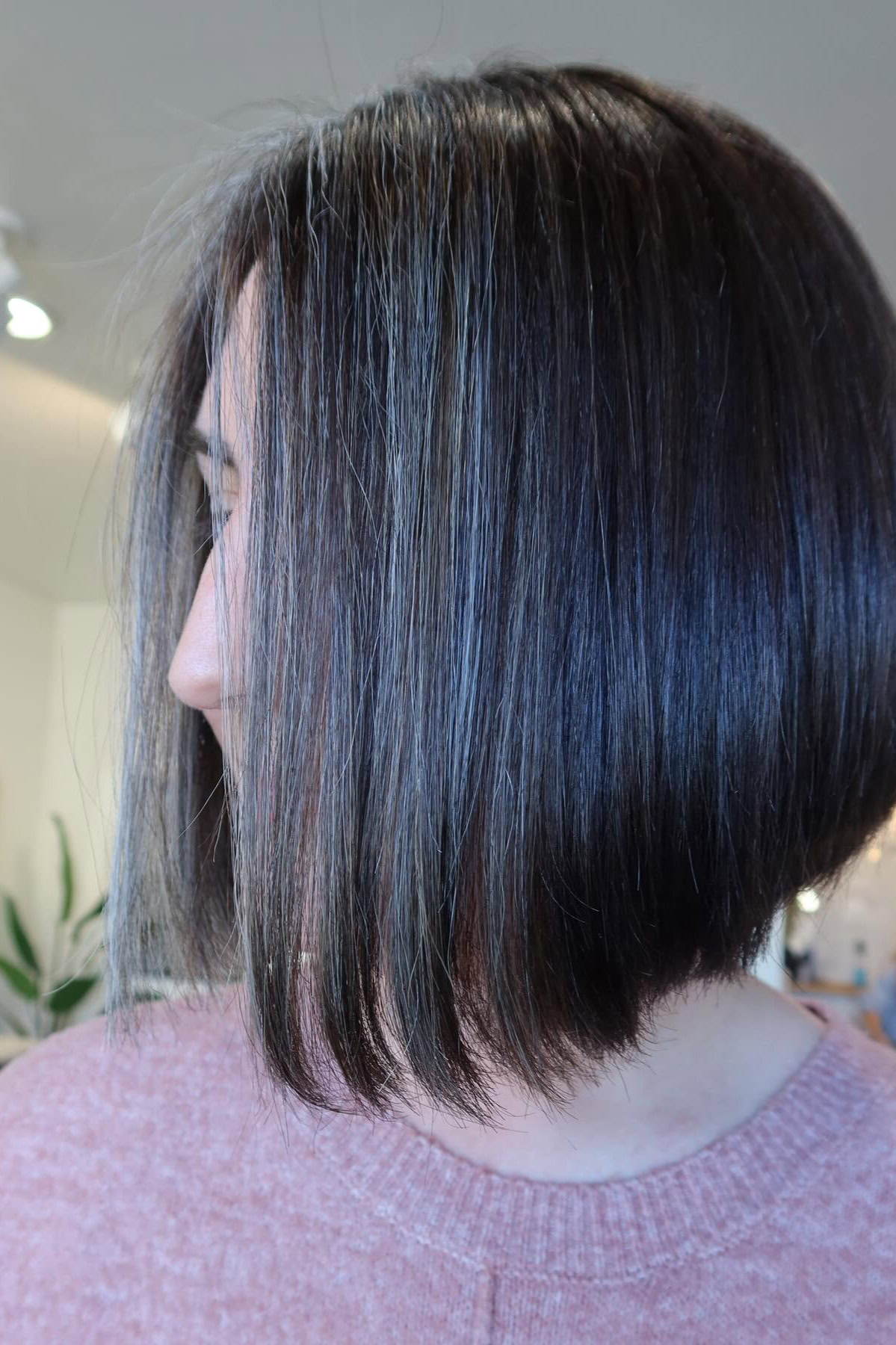 30+ Chic Silver Highlights And Gray Blending Ideas For Dark Hair (NEW ...